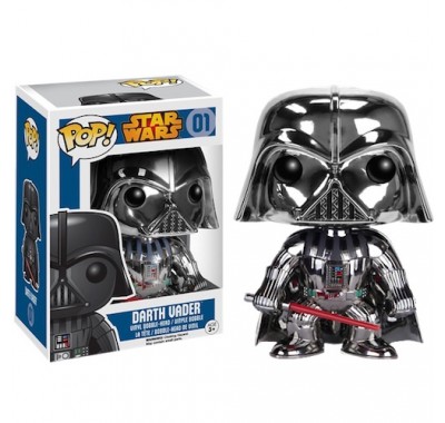 Фигурка Дарт Вейдер хромированный (Darth Vader Chrome (Эксклюзив Hot ...